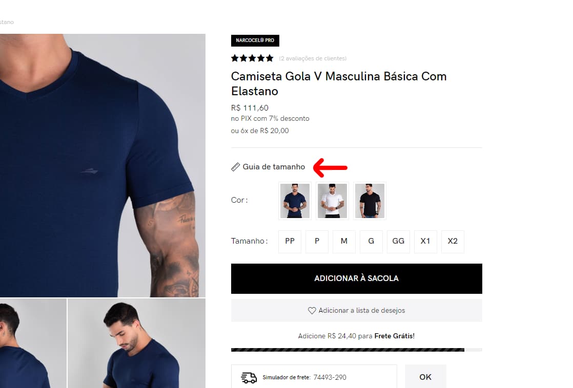 FAQ – Roupa masculina