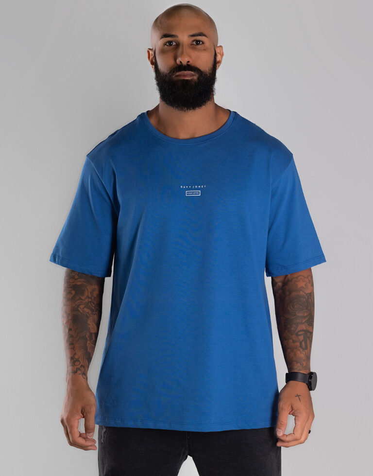 Camiseta Oversized Masculina em Malha Estruturada Davy Jones – Cor ...